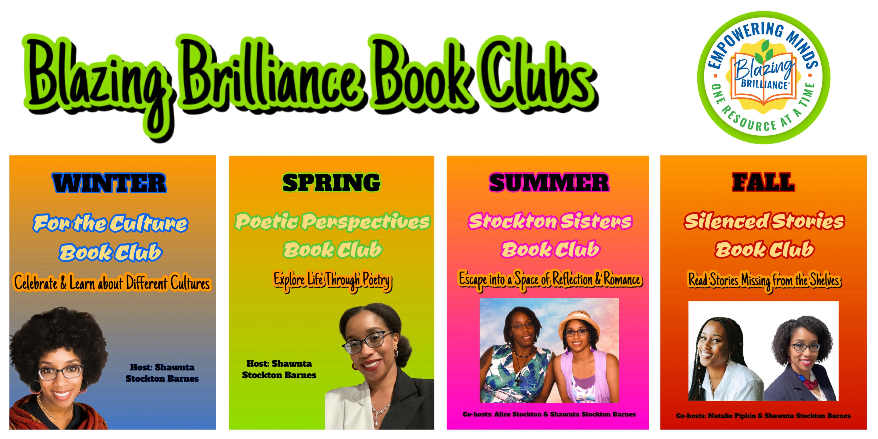 Book Clubs – Blazing Brilliance